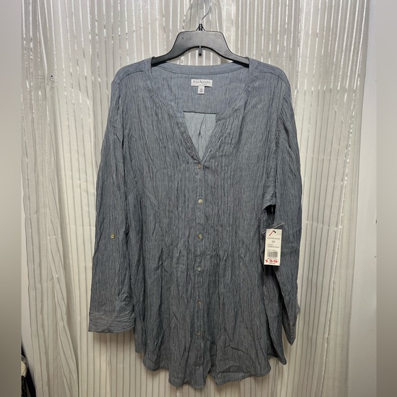 Kim Rogers | Tops | Kim Rodgers Southern Vintage Curvy Long ...